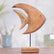 Kezevel Wooden Fish Table Decor - Brown and Golden Showpieces for ...